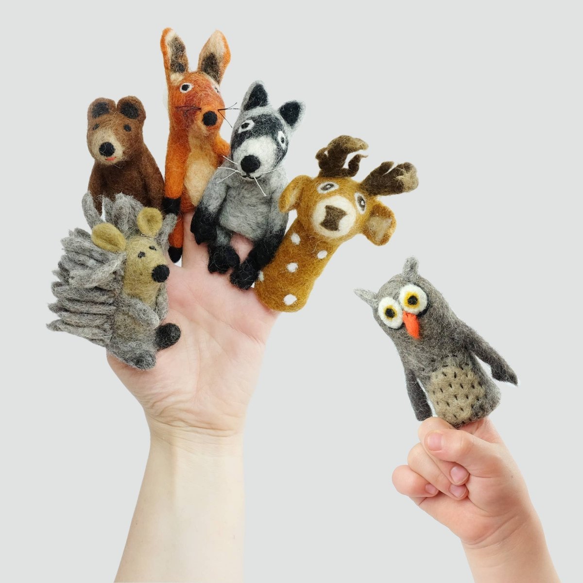 Forest Friends Finger Puppet – Handcrafted Fun for Little Green Thumbs ...