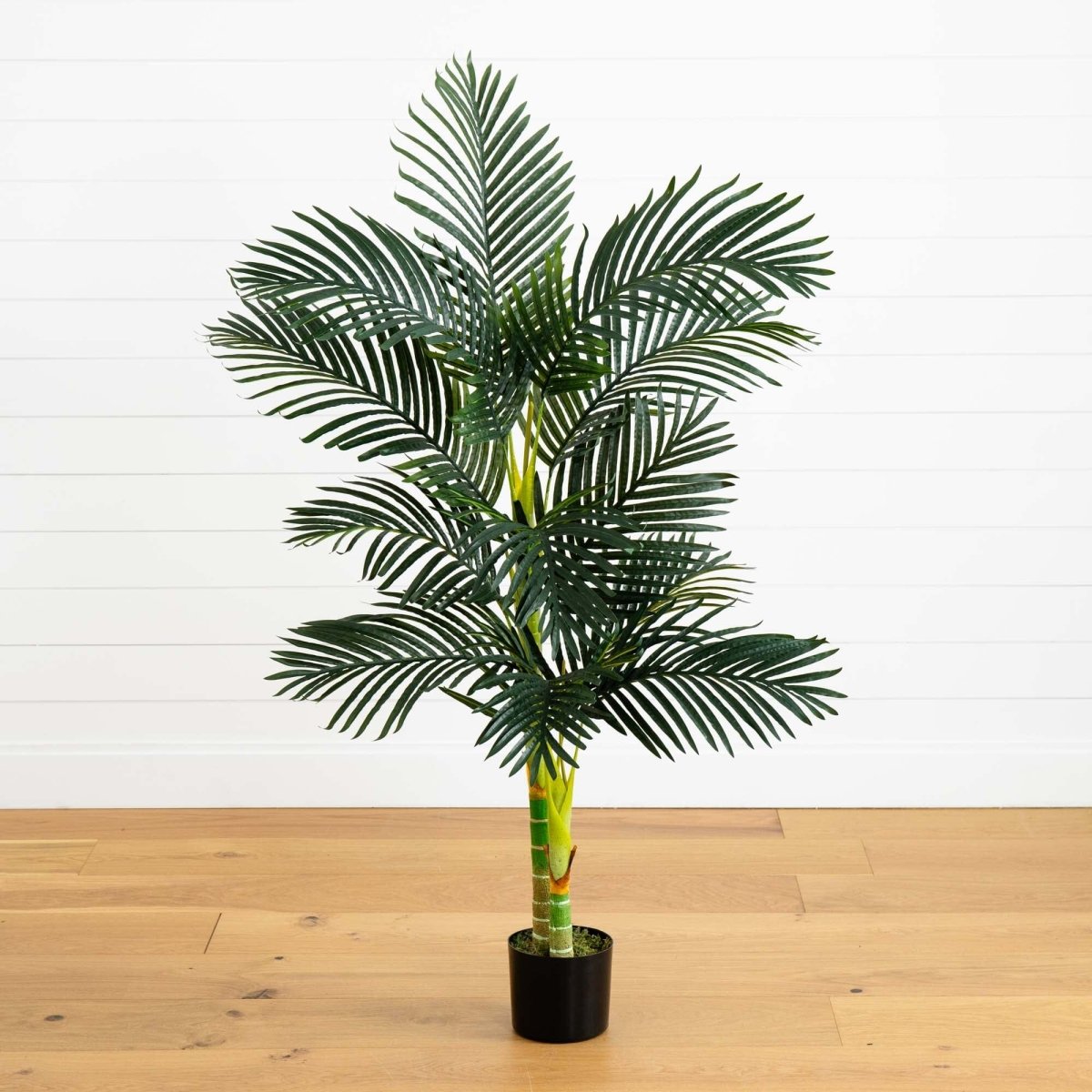Golden Cane Artificial Palm Tree | 5-ft Tropical Décor for Any Space ...