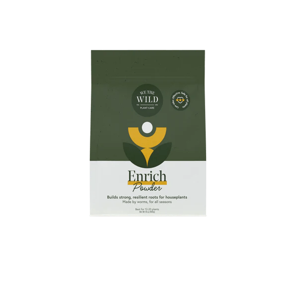 Enrich Powder - Organic Houseplant Fertilizer (14 oz) | Slow-Release ...