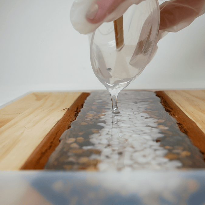 Resin River Plank Kit – DIY Craft for Tranquil Decor – Ed's Plant Shop