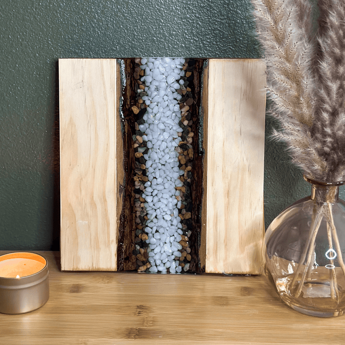 Resin River Plank Kit – DIY Craft for Tranquil Decor – Ed's Plant Shop