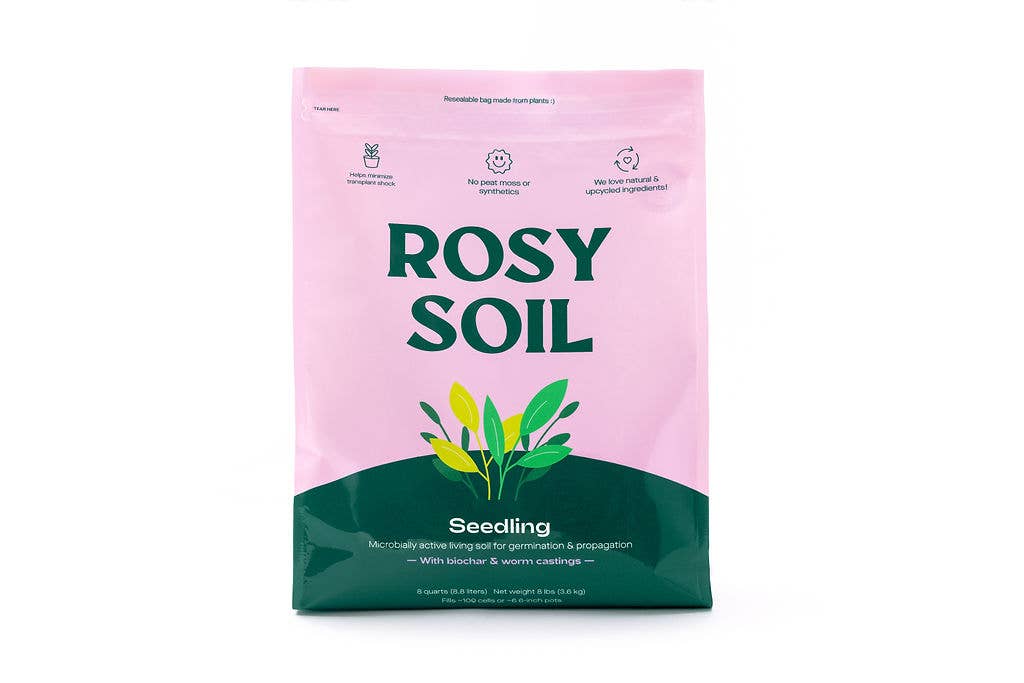 Rosy Soil Organic Seedling & Propagation Mix 8qt – Ed's Plant Shop